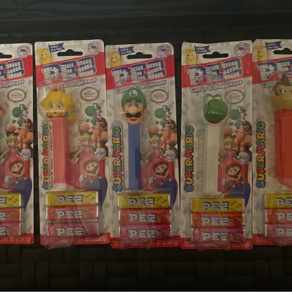 Pez | Toys | 27 Nintendo Super Mario Pez Full Set New In Box Set Of 5 ...